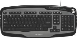 Tastatura GIGABYTE GK-K6800 black US layout USB 103 tastera, GK6800-USI-BCR
