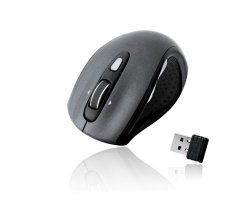 Miš GIGABYTE Wireless GM-M7700, USB nano receiver, 2.4GHz, Laser, Dual DPI mode, 4D scroll, black, GM7700-BLACK
