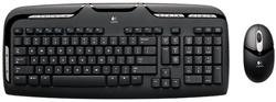 Bežična tastatura LOGITECH Desktop EX110 YU, crne boje, USB, PS/2, 967561-1138