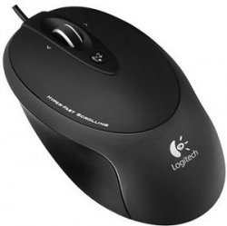 Bežični laserski miš LOGITECH OEM RX1500 Hyper Scroll, crne boje, USB (910-000664)