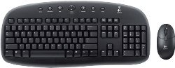 Bežična tastatura LOGITECH Desktop EX90 YU, crne boje, USB, 920-000363