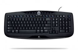 Tastatura LOGITECH Medialna 600 YU, crne boje, USB, 920-000056