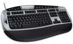 Multimedijalna tastatura MICROSOFT Digital Media Pro Keyboard FPP, crno-siva