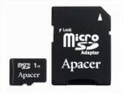 Micro SD memorijska kartica APACER kapaciteta 1GB, RoHS sa adapterom za SD (AP1GMCSD-R)