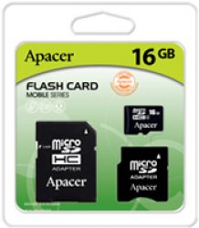Memorijska kartica APACER MicroSDHC Class 4 16GB Retail pakovanje, AP16GMCSH4-R
