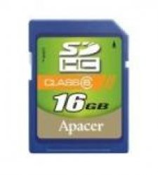 SDHC memorijska kartica Apacer, Class 4, 16GB, retail, AP16GSDHC4-R