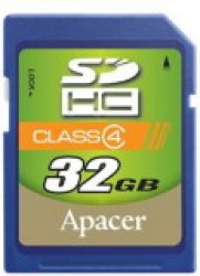 SDHC memorijska kartica Apacer, Class 4, 32GB, retail, AP32GSDHC4-R
