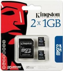 SDC memorijska kartica KINGSTON kapaciteta 1GB, 8.8MB/s, 6.5MB/s (SDC/1GB-2P1A)