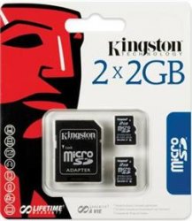 SDC memorijska kartica KINGSTON kapaciteta 2GB, 8.8MB/s, 6.5MB/s (SDC/2GB-2P1A)