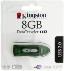 KINGSTON USB memorija DT110G 8GB zelene boje (DT110G/8GB)