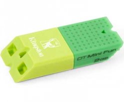 USB memorija Kingston 2GB USB 2.0 Data Traveler Mini Fun Gen 2, zelene boje