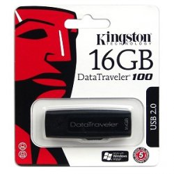 USB memorija KINGSTON Data Traveler 16GB Capeless, DT100/16GB