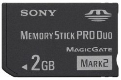 Sony Memory Stick Pro Duo 2GB, MSMT2GDI