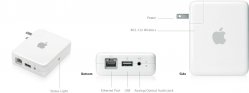 Bežična bazna stanica APPLE AirPort Express Base Station sa 802.11n, MB321Z/A