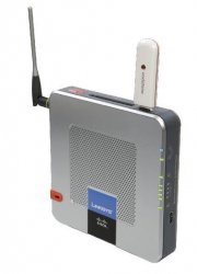 Ruter Linksis WRT54G3GV2-VF, Wireless-G Router for 3G/UMTS Broadband