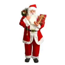 Deda Mraz crveni sa džakom i poklonom 90 cm