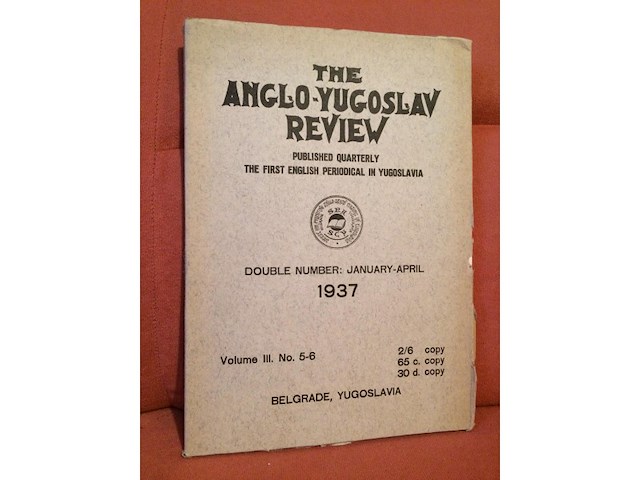 The Anglo-Yugoslav review 1937. (RETKO)