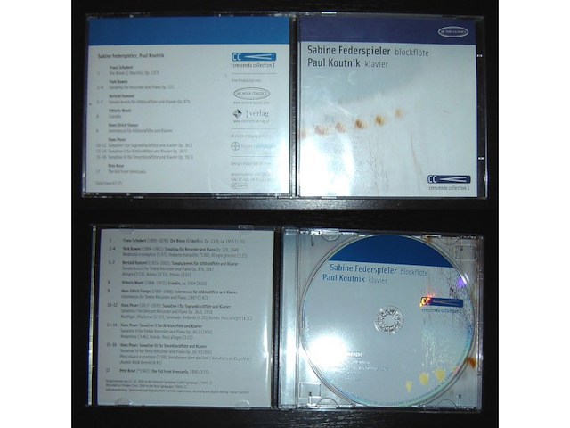 SABINE FEDERSPIELER PAUL KOUTNIK (CD) Made in EU