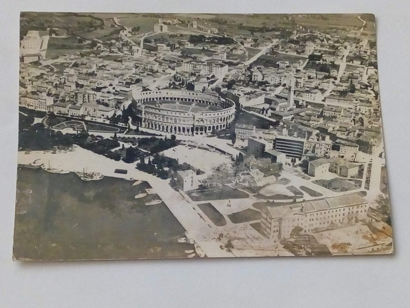 Pula - Avionski Snimak - Hrvatska - Putovala 1960.god