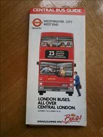 Central bus guide (Mapa Londona)