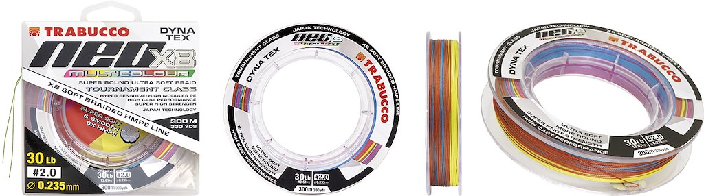 Trabucco NEO X8 MULTICOLOR 0.405mm 300m