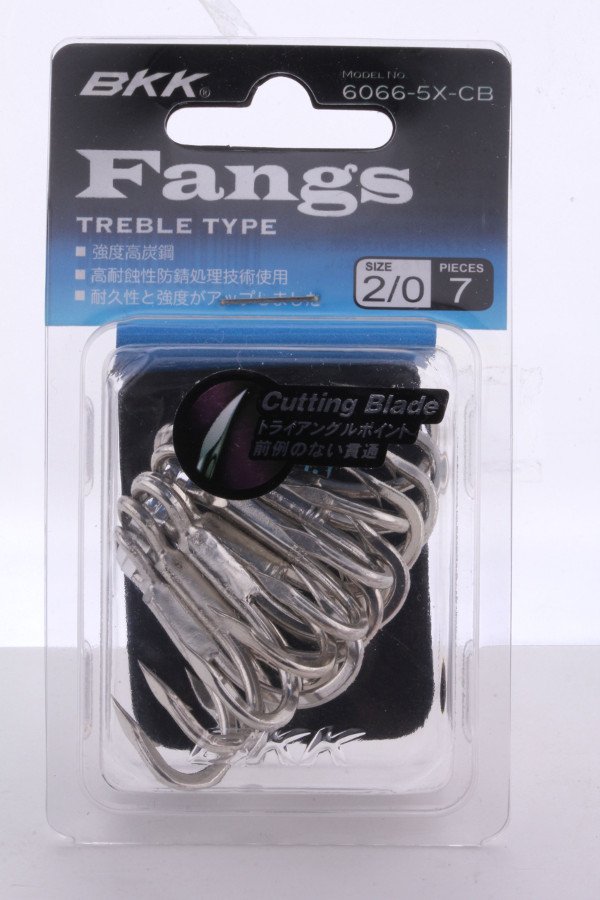 BKK Fangs Treble Hook #5/0 6066-5X-CB