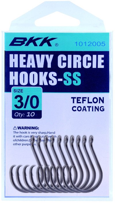 BKK SS Inline Heavy Circle Hook #8/0 SS2012007