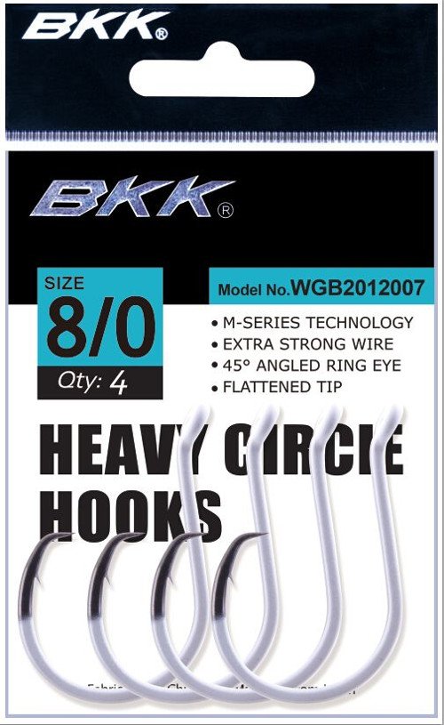 BKK Glow Heavy Circle Hooks #3/0 WGB2012007