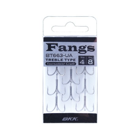 BKK Fangs Treble Hook #8 BT663-UA