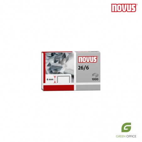 NOVUS klamerice 26/6, 25 listova