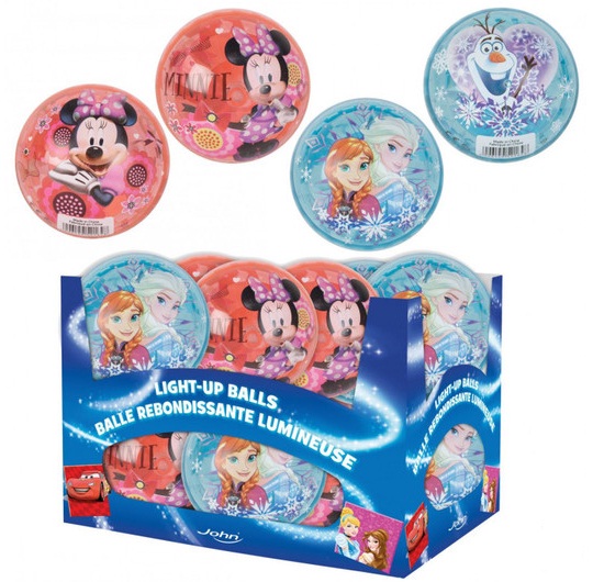 Disney lopta sa svetlom, 10cm, 04-2997