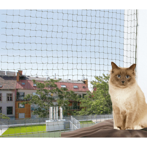 Zaštitna mreža za mačke 4 x 3 m zelena