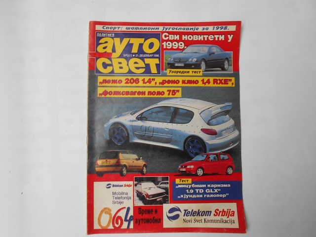 Auto svet br.2  21.dec 1998.   politika ad