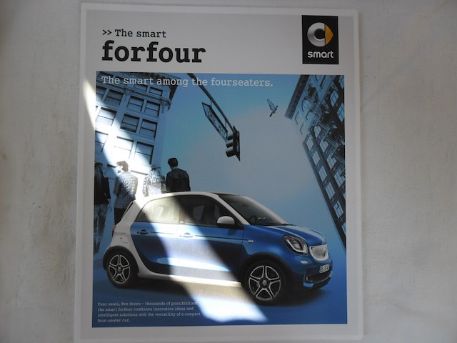 Prospekt Smart forfour 2015. god. , engleski, 76 str. ,