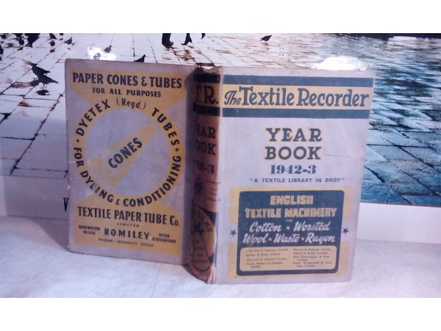 The textile recorder year book 1942-43  Vintage