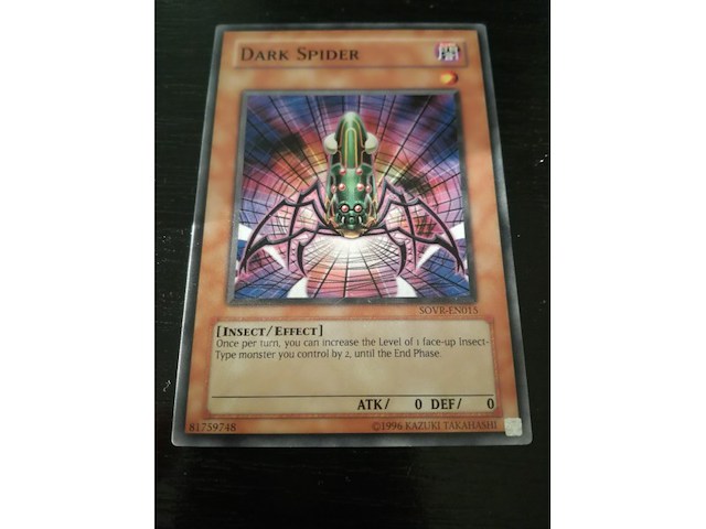 Yu-GI-OH!-Dark Spider