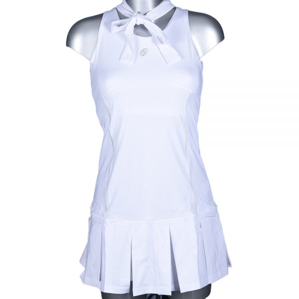 Haljina za tenis bela sa masnom