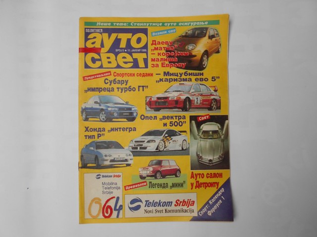 Auto svet br.5   11.jan 1999.   politika ad