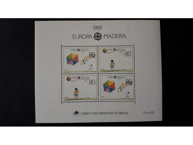 Europa CEPT - Portugal / Madeira 1989. ** Čisto