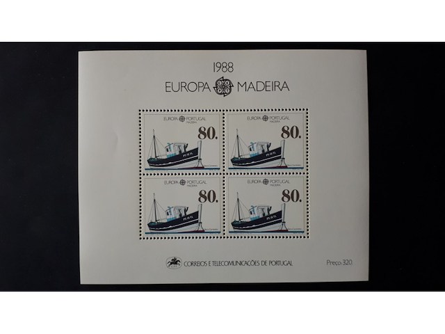 Europa CEPT - Portugal / Madeira 1988. - Brod ** Čisto