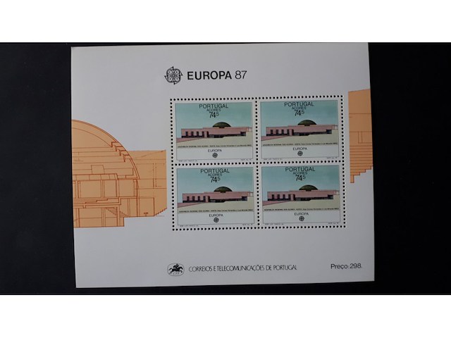 Europa CEPT - Portugal / Acores 1987. ** Čisto