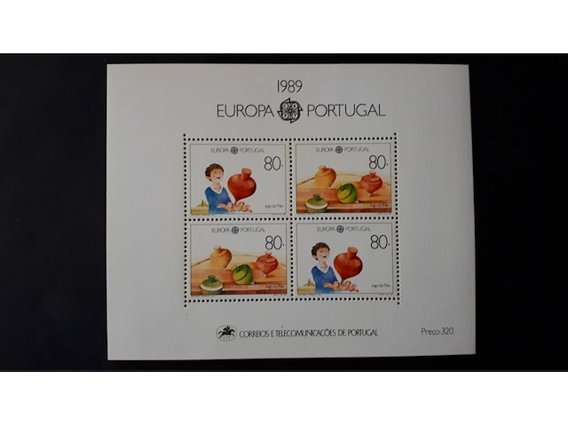 Europa CEPT - Portugal 1989. ** Čisto