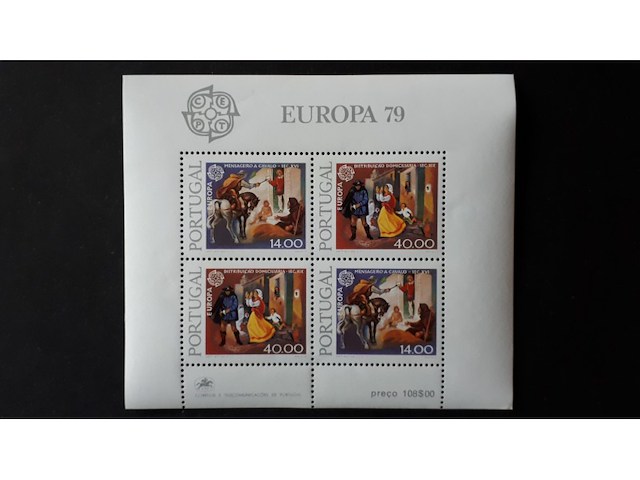 Europa CEPT - Portugal 1979. ** Čisto