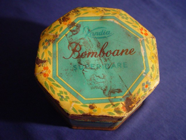 kutija limena Kandia bonbone, rumunska