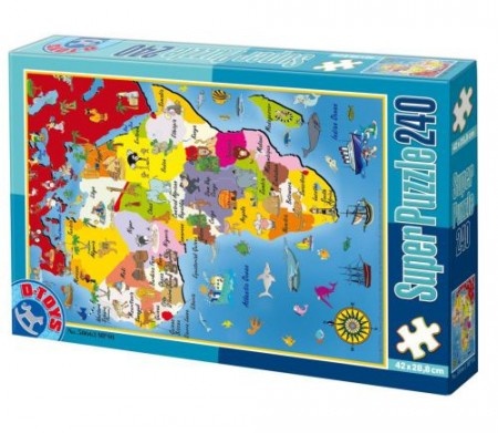 Super Puzzle 240PCS MAPS 04 ( 07/50663-04 )