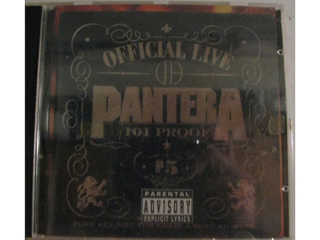 Pantera ‎– LIVE Official 101 Pro0f