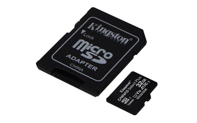 MICRO SD 32GB KINGSTON + SD adapter SDCS2/32GBID EK000229028