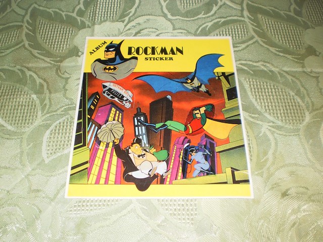 Rockman Sticker album - Batman - Nacar