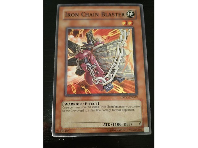 Yu-GI-OH!-Iron chain blaster