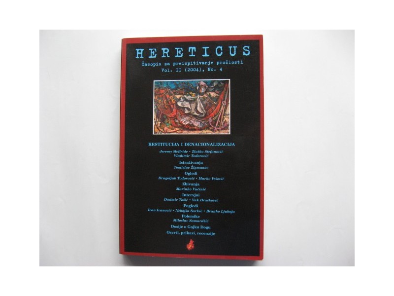 Hereticus Vol. II (2004) No. 4 Restitucija i denacional